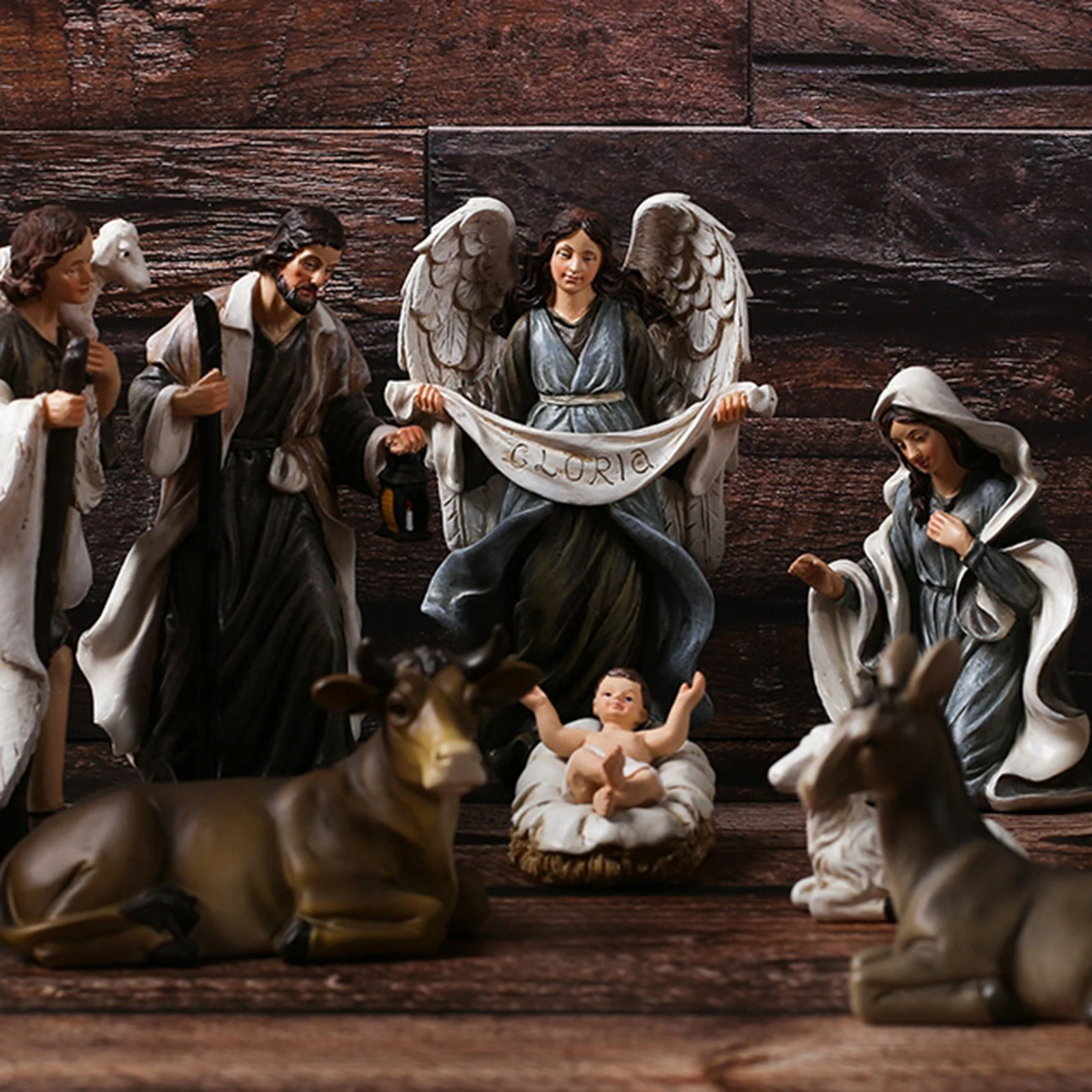 Baby Jesus With Animals