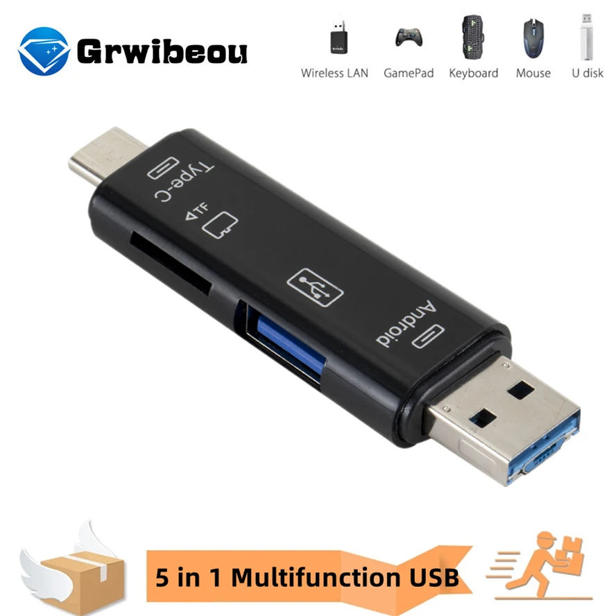 Microlector-OTG-multifunci-n-5-en-1-unidad-Flash-inteligente-lector-de ...