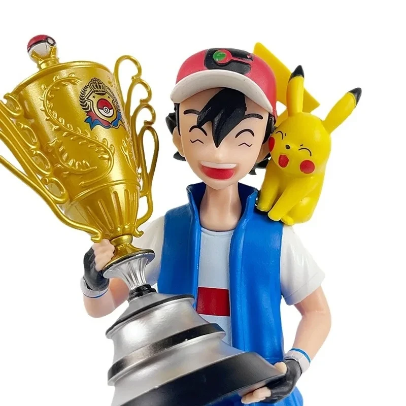 Pokemon-Ash-Ketchum-Pikachu-Champion-Standing-Posture-GK-Model-Anime ...