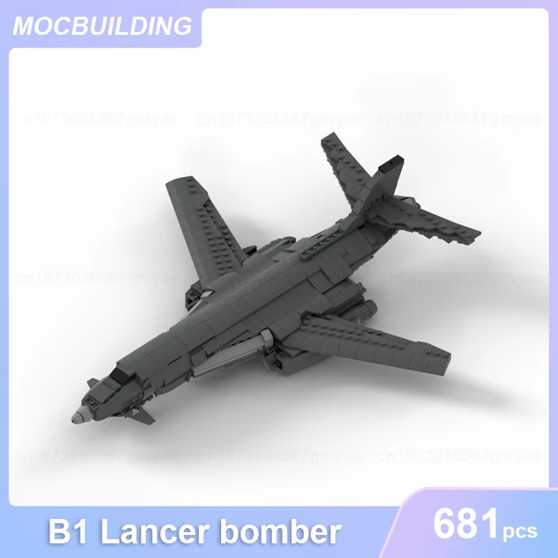 B1 Lancer Bomber Modell MOC Bausteine DIY Montieren Ziegel Military ...