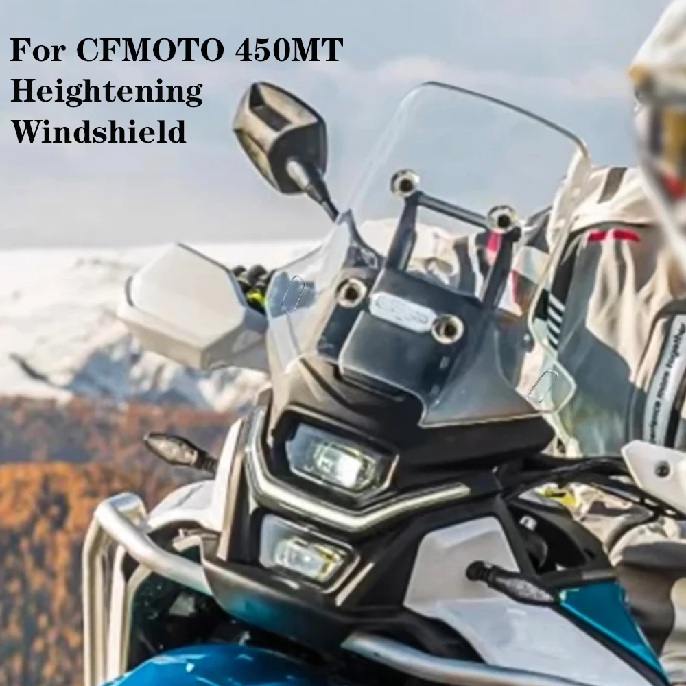 For CFMOTO 450 MT 450MT 2024 Heightened and Widened Windshield New ...