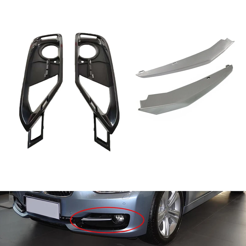 Cubierta-de-l-mpara-antiniebla-para-coche-Marco-embellecedor-de-rejilla ...