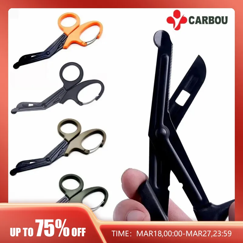 Carbou-18-5cm-EMT-Trauma-Bandage-Shears-Medical-Scissors-Emergrncy-EDC-Outdoor-Gear-Tactical ...