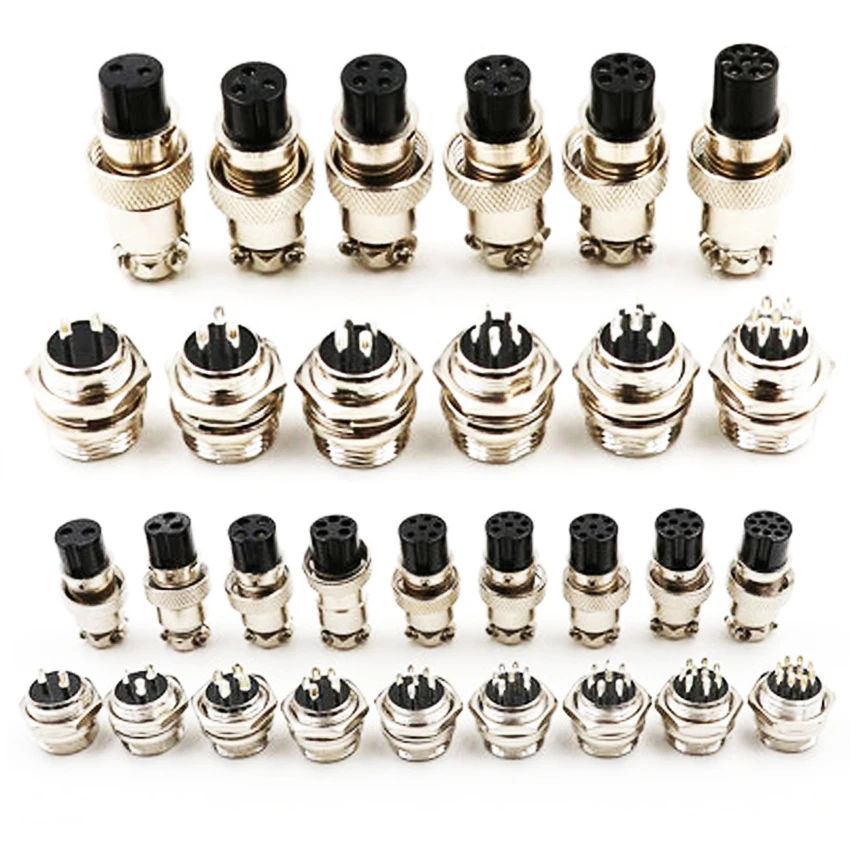 Wholesal Gx16 Gx12 Gx20 2/3/4/5/6/7/8/9/10/12/14/15p Pin Female Male Air Aviation Connectors ...