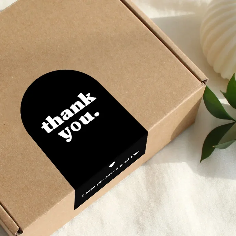 50pcs Thank You Sticker Seal Labels Small Business Gift Decor Sticker ...