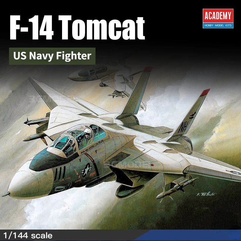 Academy-12608-Plastic-Model-Airplane-1-144-Scale-F-14-Tomcat-US-Navy ...