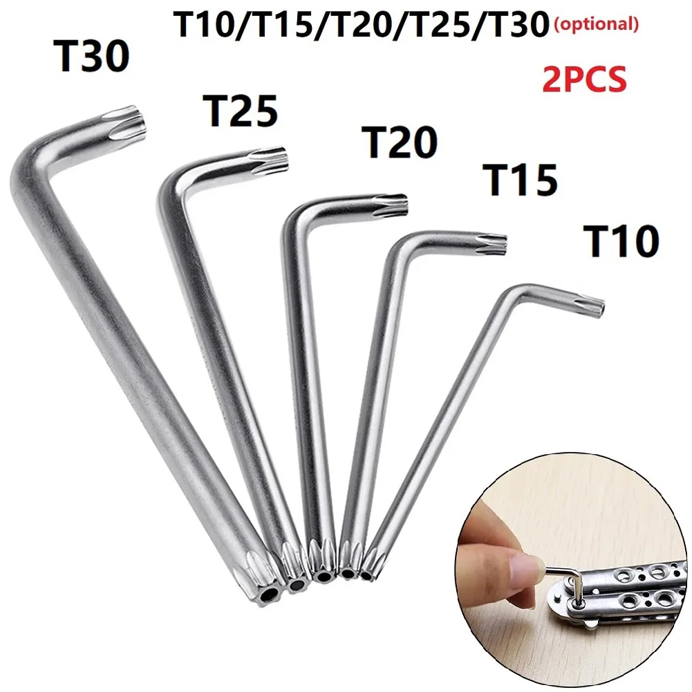 T30 T20 T25 T10 T15 Double-end 2-way Mini Torx Screwdriver Spanner ...