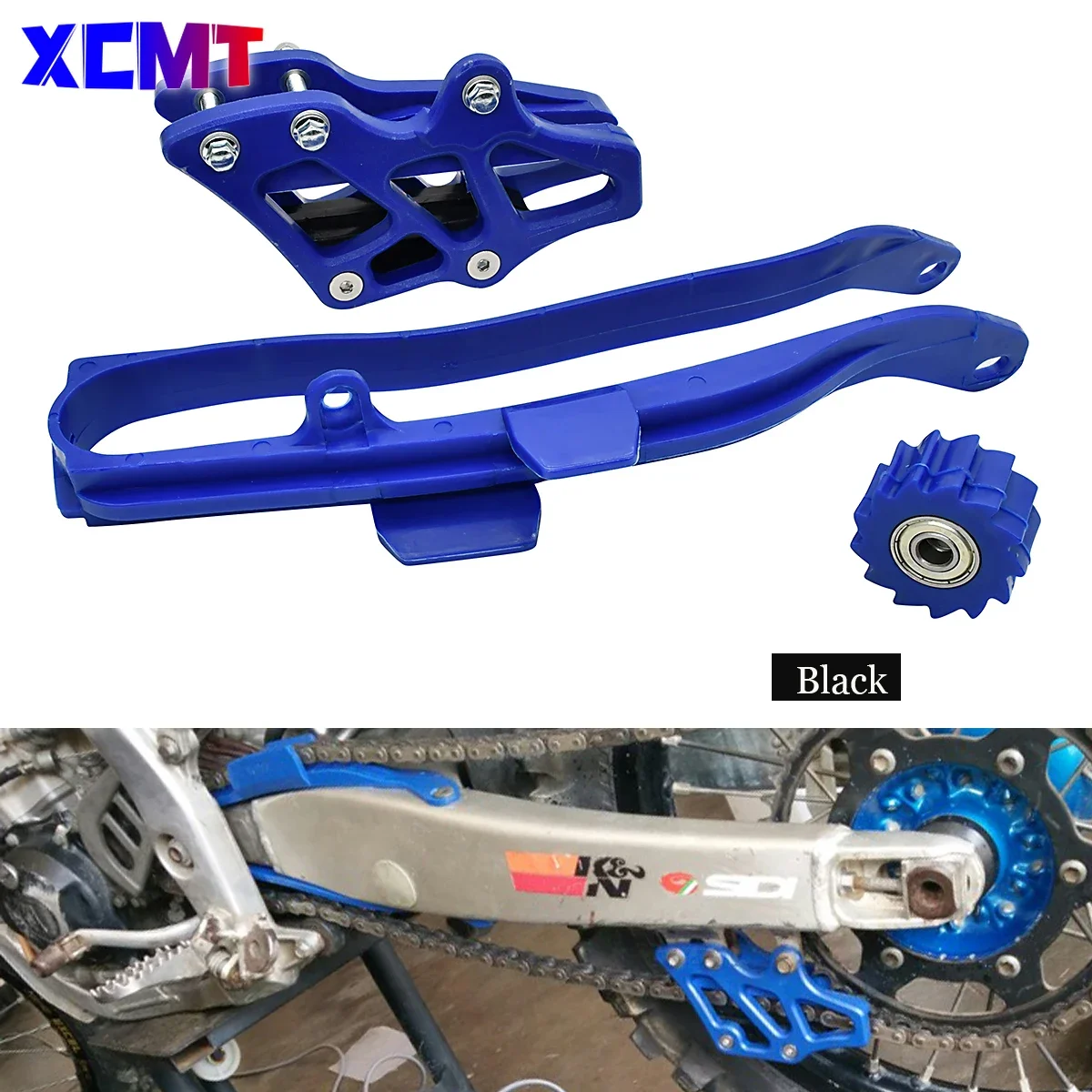 Motorcycle-Chain-Swingarm-Chain-Guide-Slider-Roller-For-Yamaha-YZ250F ...