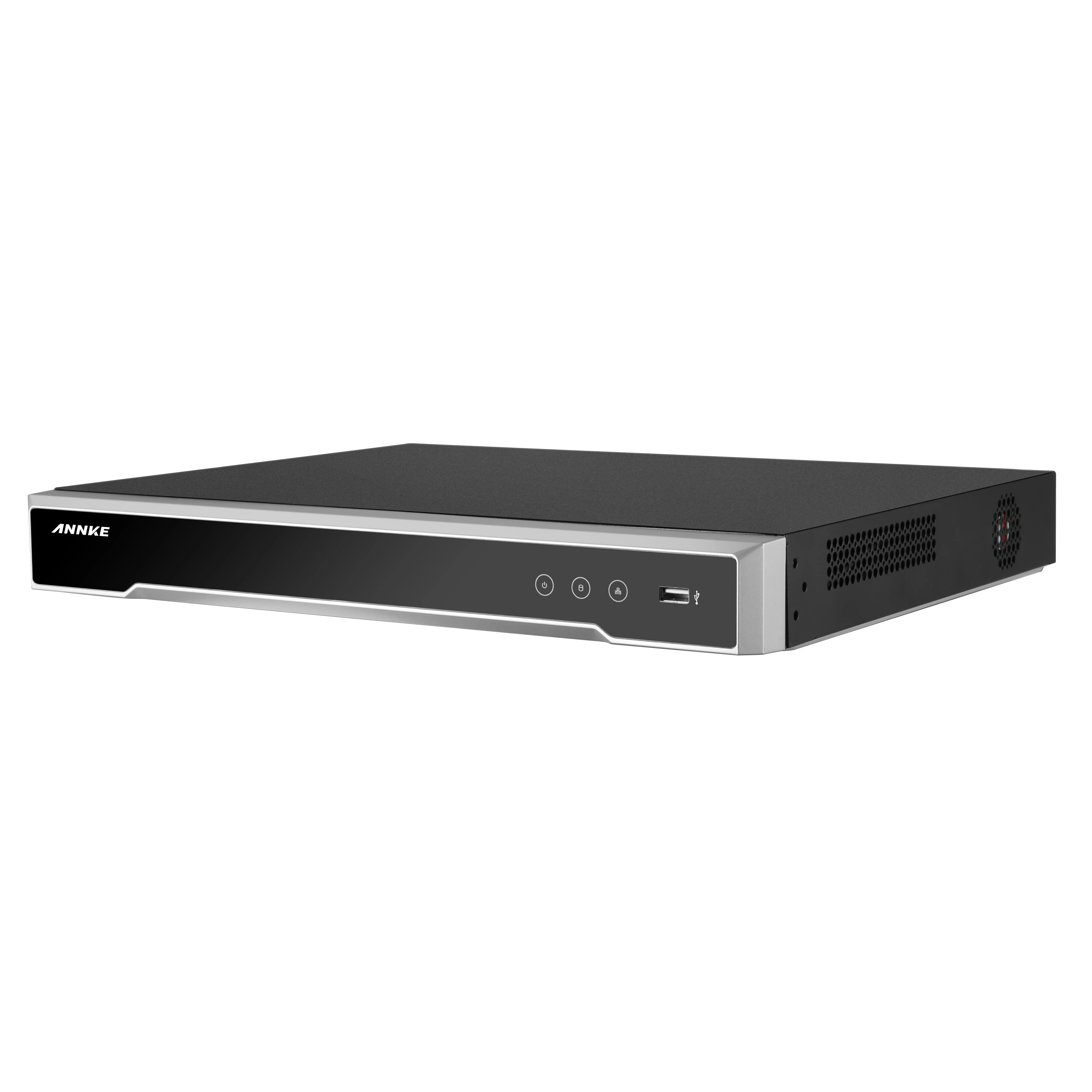 ANNKE 4K 16Ch H.265+ PoE NVR Supports IPC with Human & Vehicle ...
