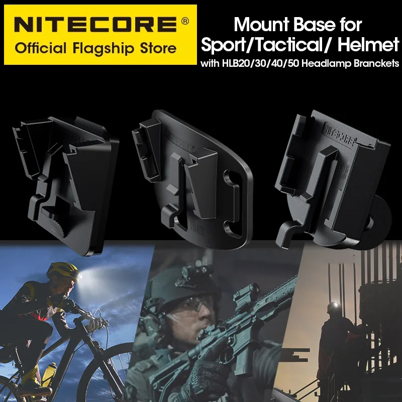 NITECORE Headlamp Branket Holder for NU21 NU25 NU31 NU33 NU40 NU43 NU50 ...