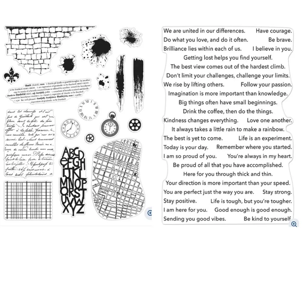 Sello-de-silicona-transparente-de-fondo-para-lbum-de-recortes-DIY-hojas ...