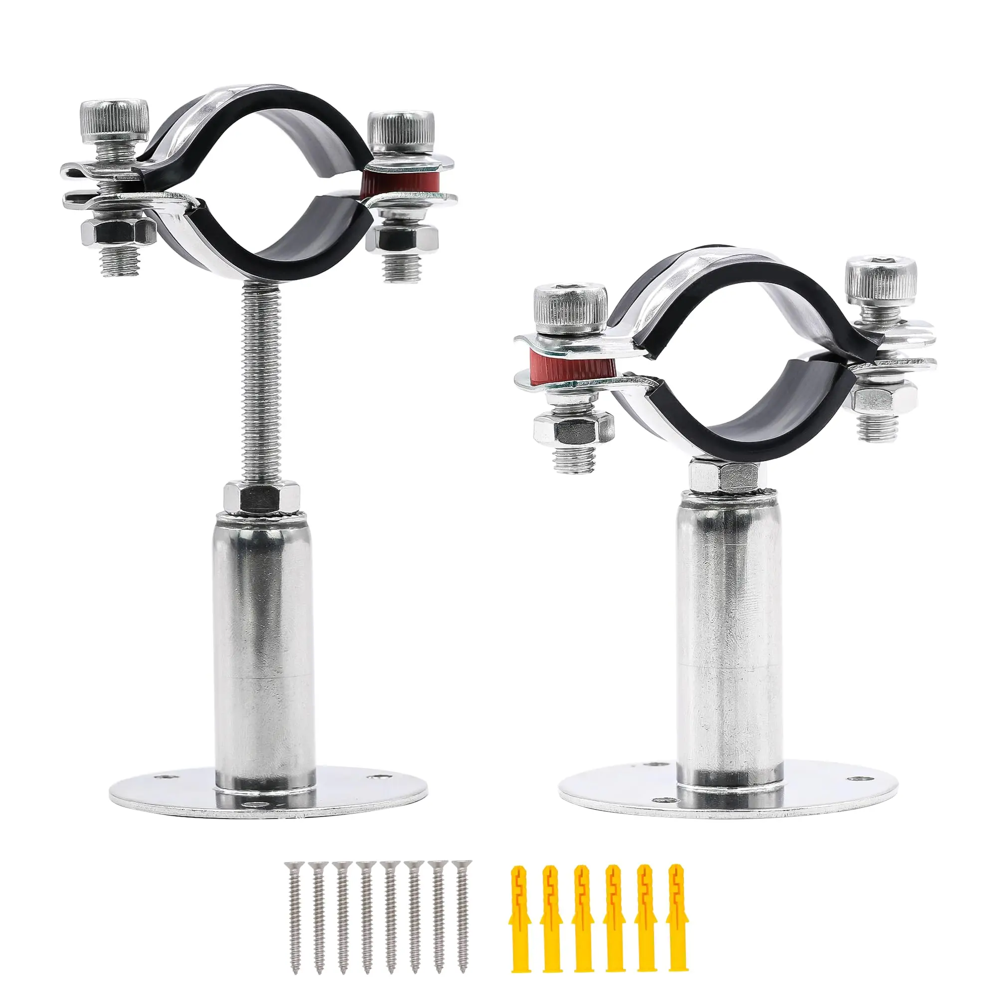 2PCS50-100mm-Adjustable-Rod-Fit-15-108mm-OD-Tube-304-Stainless-Pipe ...