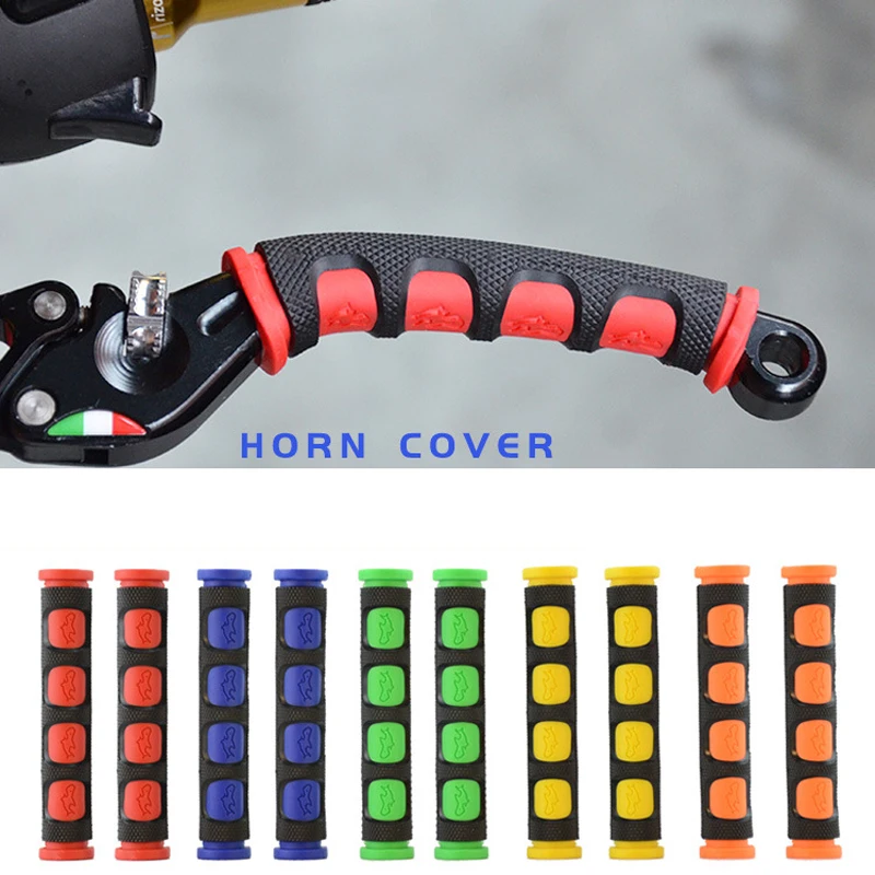1Pair-Universal-Soft-Anti-Slip-Brake-Handle-Silicone-Sleeve-Motorcycle ...