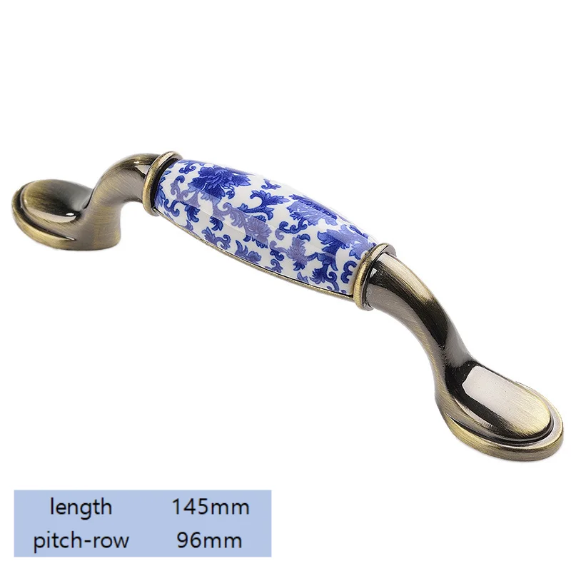 Blue and White Porcelain Ceramic Cabinet Handles - Grandisto.Com