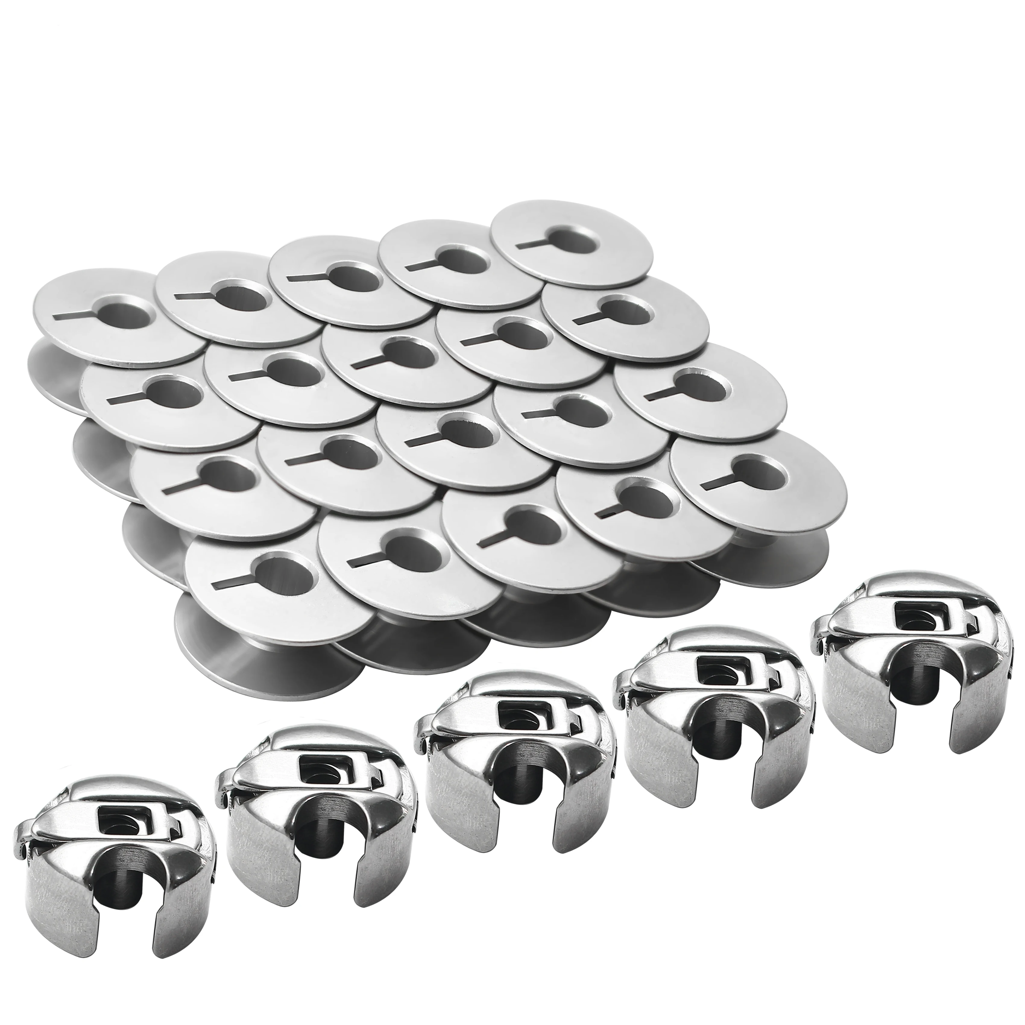 Industrial Sewing Accessories 5PC ''L'' bobbin case BC-DB1 & 20PC ''L ...