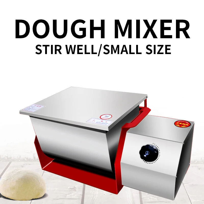 3kg (flour) Electric Dough Kneading Machine Dough Mixer Stainless Steel ...