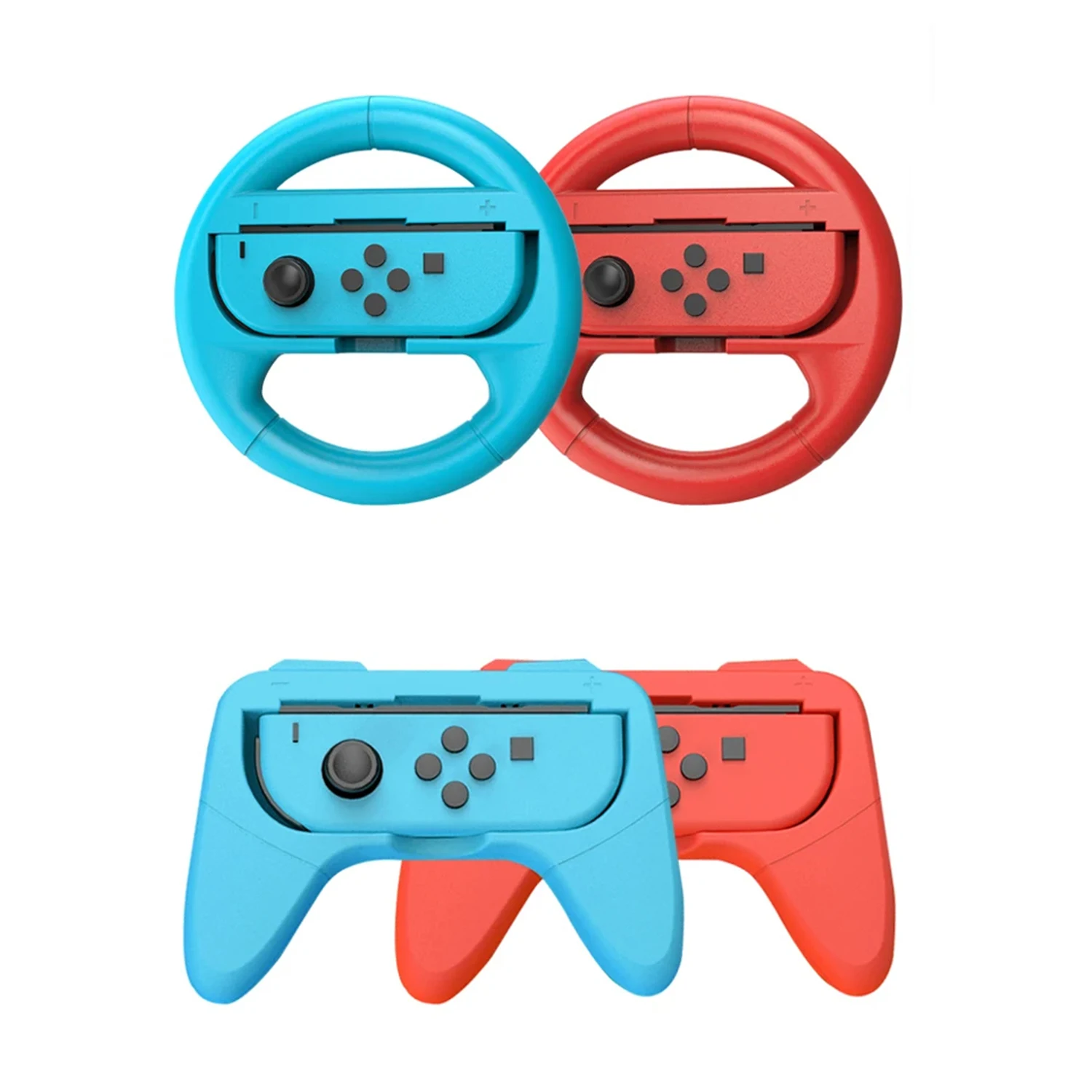 4Pcs-Left-Right-Game-Steering-Wheel-Controller-Handle-Holder-Grip ...