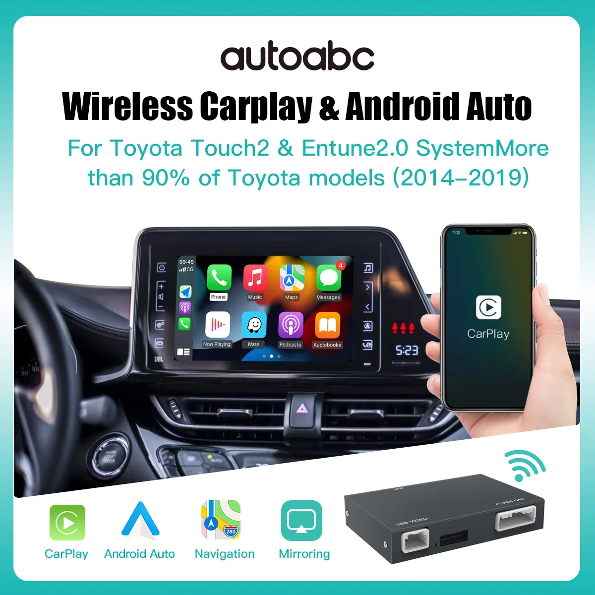 AUTOABC-Apple-Carplay-Android-Auto-for-Toyota-Touch2-Entune-2-0 ...