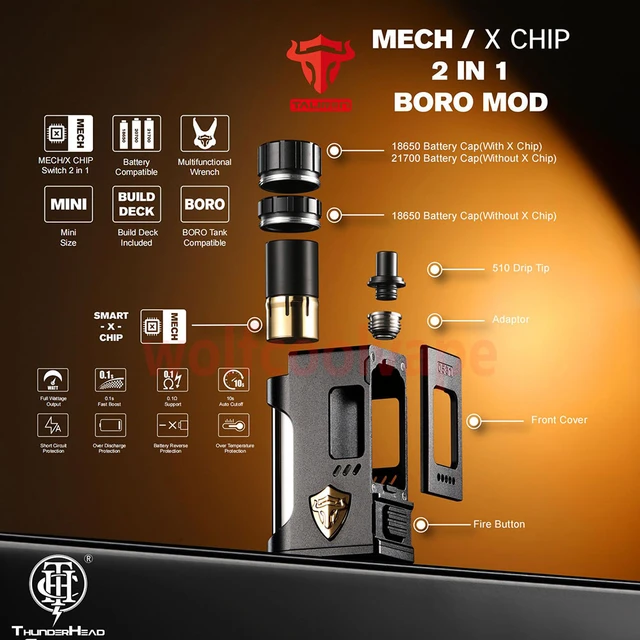 Three Mod 60W VW Vape Box Mod X 18650, SX600J Chip Reviews, 43% OFF