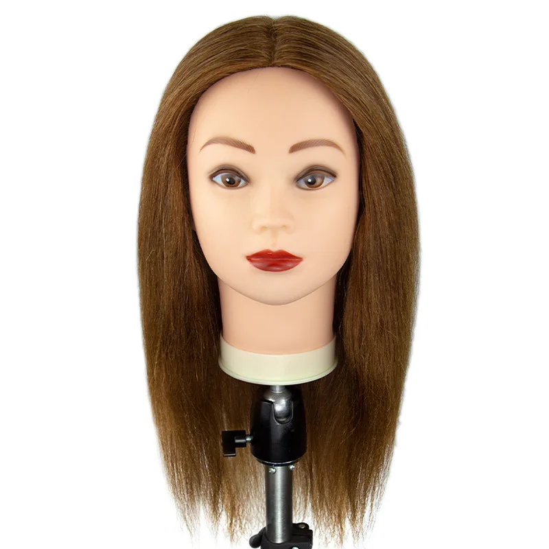 Hairdressing Teaching Wig | Training Head Human Hair | Head Model Wig ...