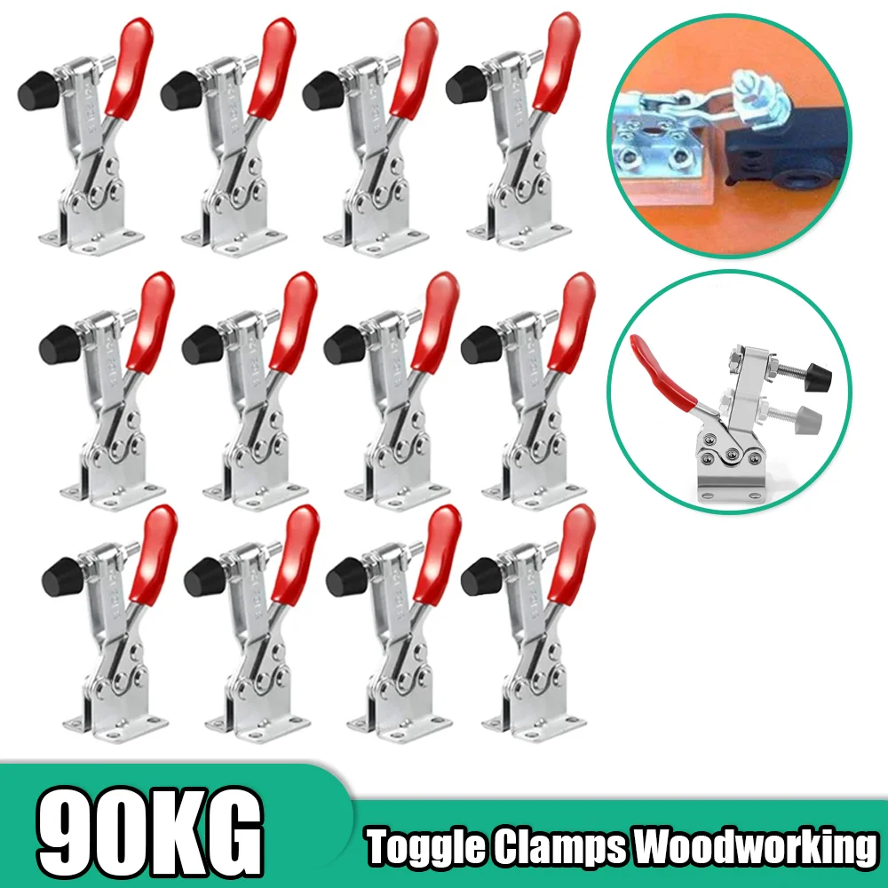 GH-201B-Toggle-Clamps-Woodworking-Heavy-Duty-Quick-Release-Clamp-Latch ...