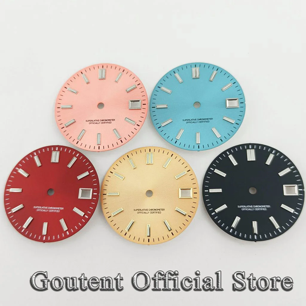 Goutent-29mm-Sterile-Red-Yellow-Pink-Sky-Blue-Black-Watch-Dial-Fit ...