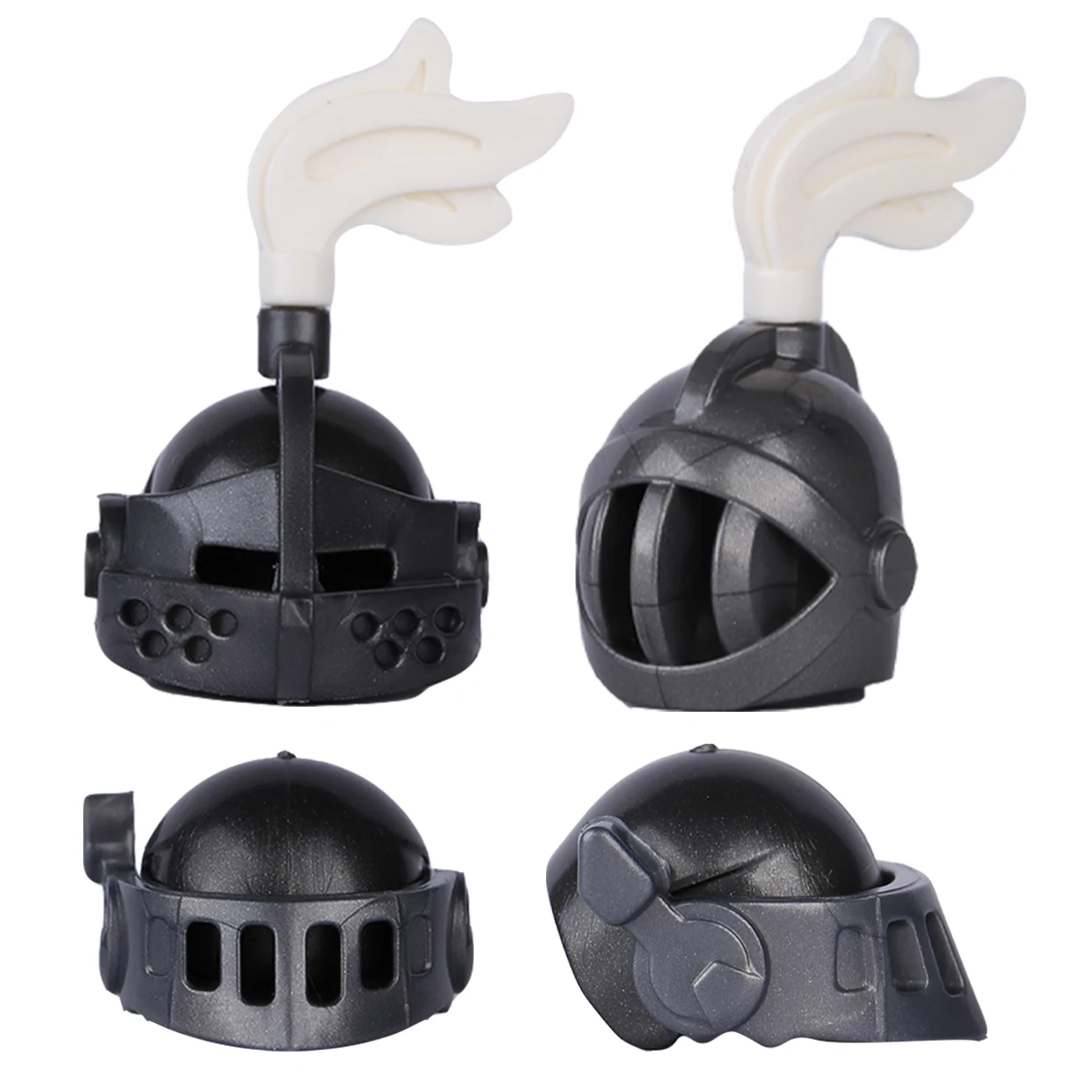 MOC-Medieval-Knights-Helmets-Building-Blocks-Kit-Soldiers-Army ...