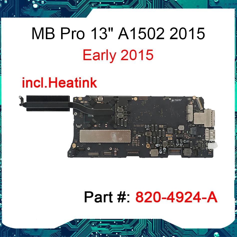 Orijinal test A1502 EMC 2835 anakart 820 4924 A MacBook Pro Retina 13 ...
