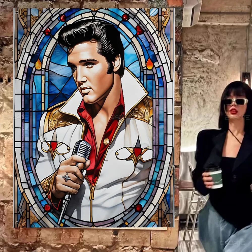 Singer-E-Elvis-p-presleys-Large-Size-Flags-Printing-Patterns ...