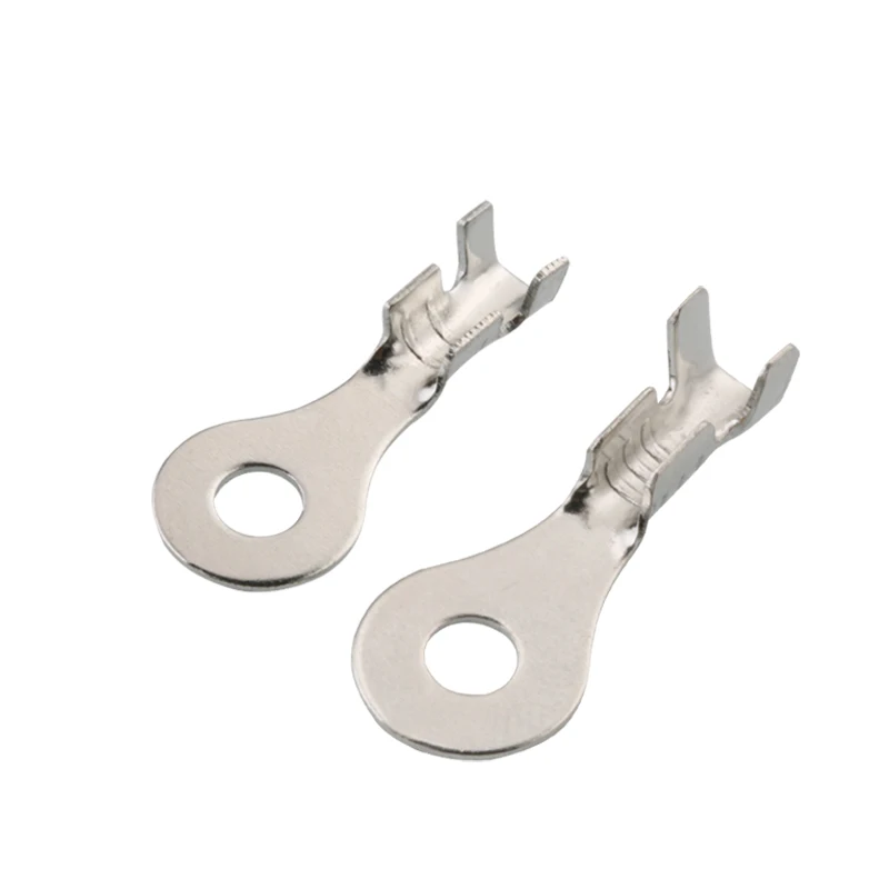 3.3mm Round connection bare end cold pressed terminal grounding ring ...