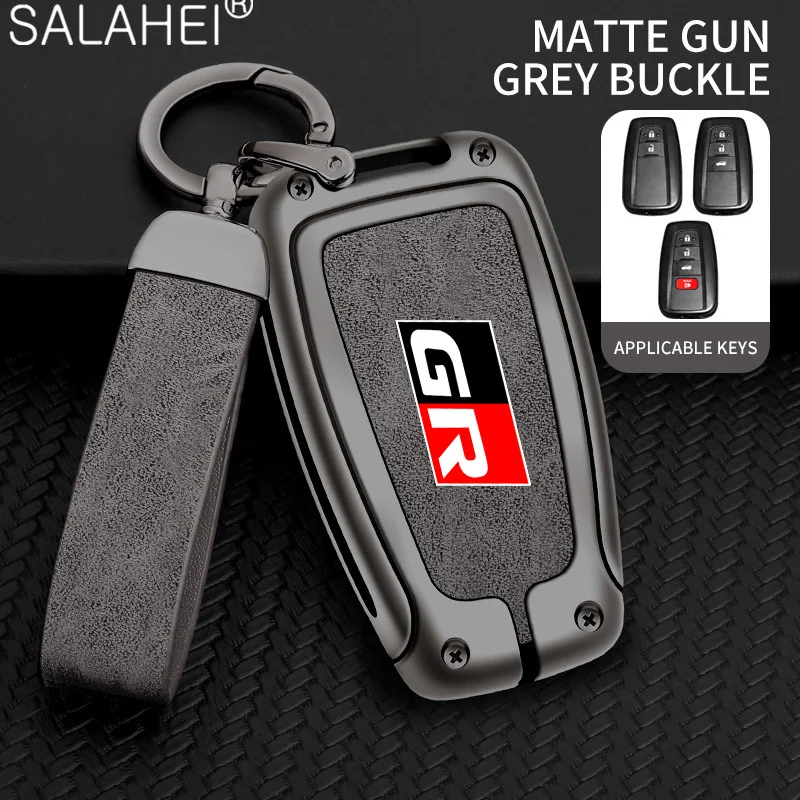 Funda De Cuero Para Llave De Coche Carcasa Fob Para Toyota Gr Chr Hilux