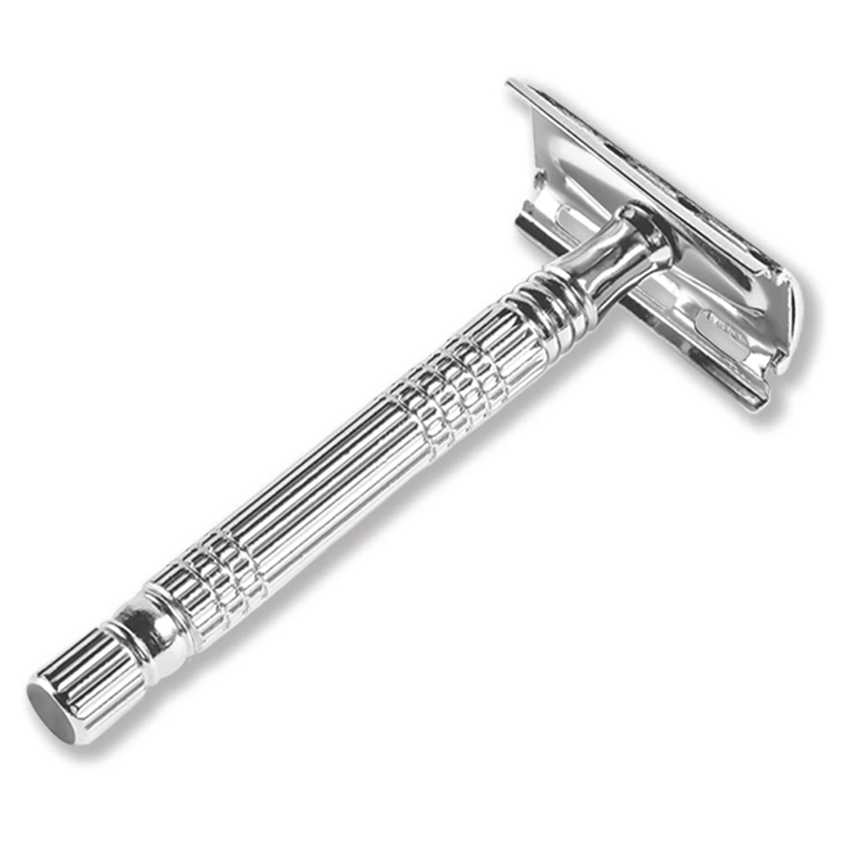 Stainless Steel Manual Safety Razor Set For Men Barber Shaver Hair ...