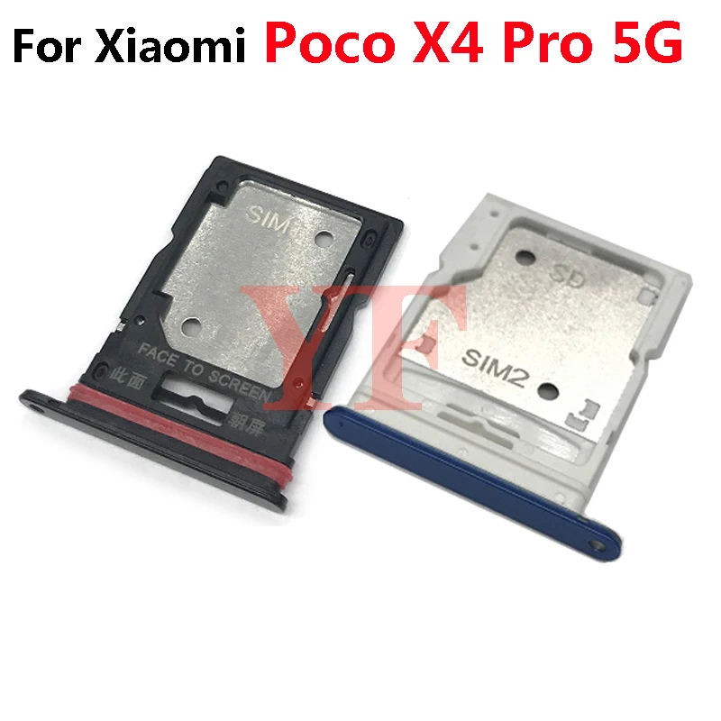 For Xiaomi Poco X4 Pro 5g Sim Card Slot Tray Holder Sim Card Reader ...