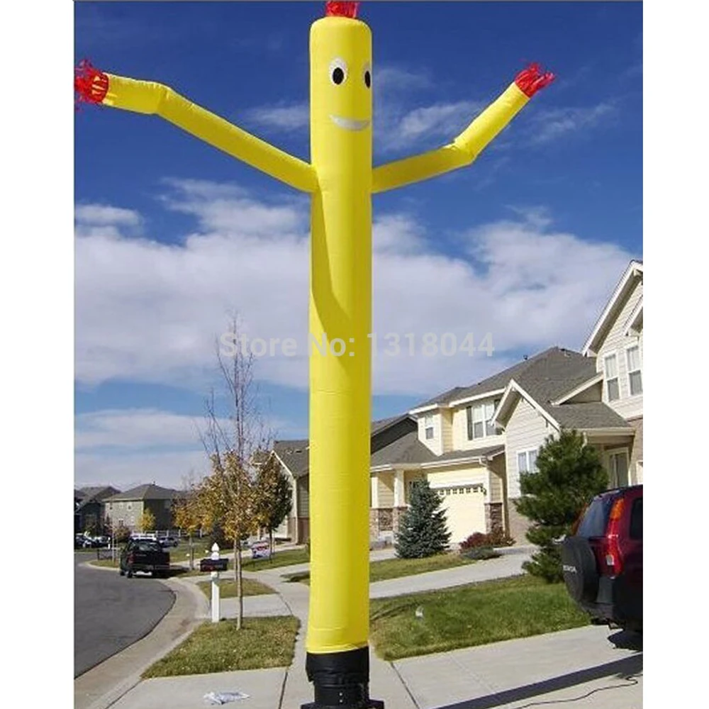 Cheap-advertising-yellow-inflatable-air-dancer-sky-dancer-sky-tube-with ...