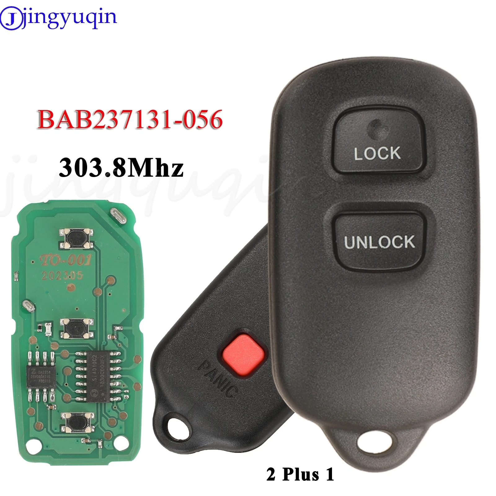 jingyuqin-Remote-Car-Key-Fob-303-8MHz-BAB237131-056-For-Toyota-1995 ...