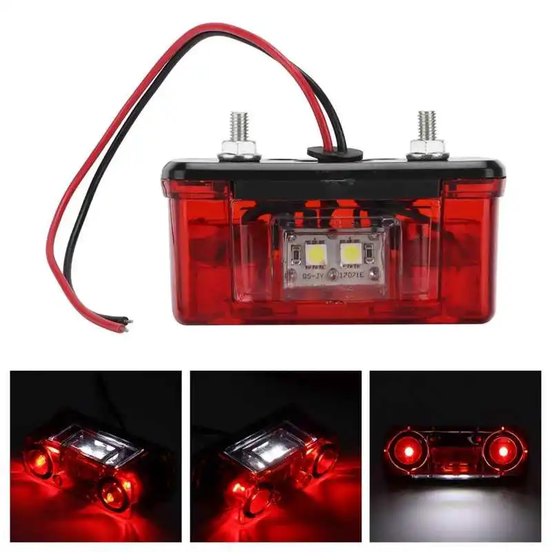 Car-LED-License-Plate-Light-LED-Tail-Signal-Lamp-Rear-License-Number ...
