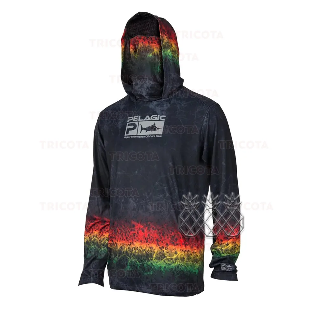 Pelagic-Sweat-capuche-de-p-che-pour-hommes-Chemises-manches-longues ...