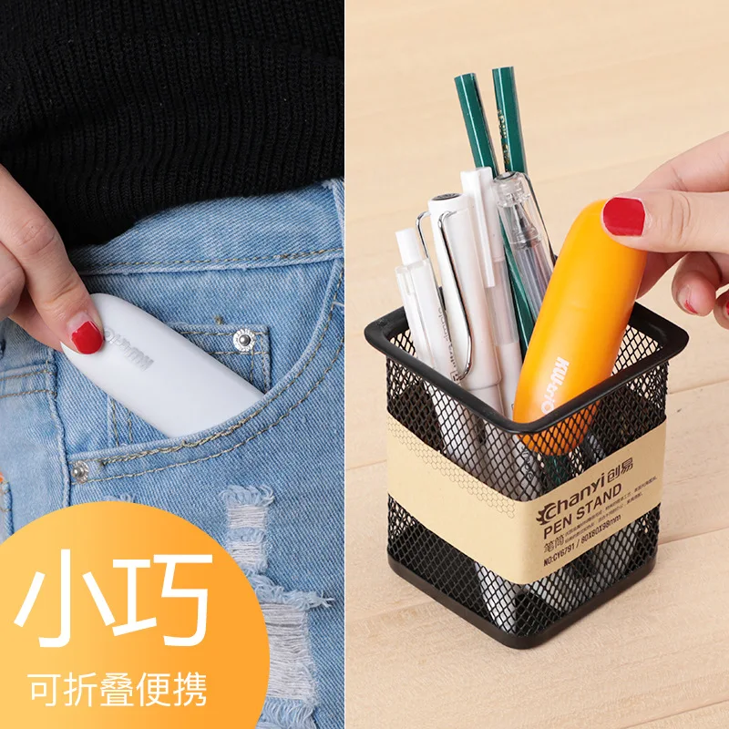 12 Számú Tűzőgép. Divatos Cukorka Színű Mini Hordozható, Összecsukható ...