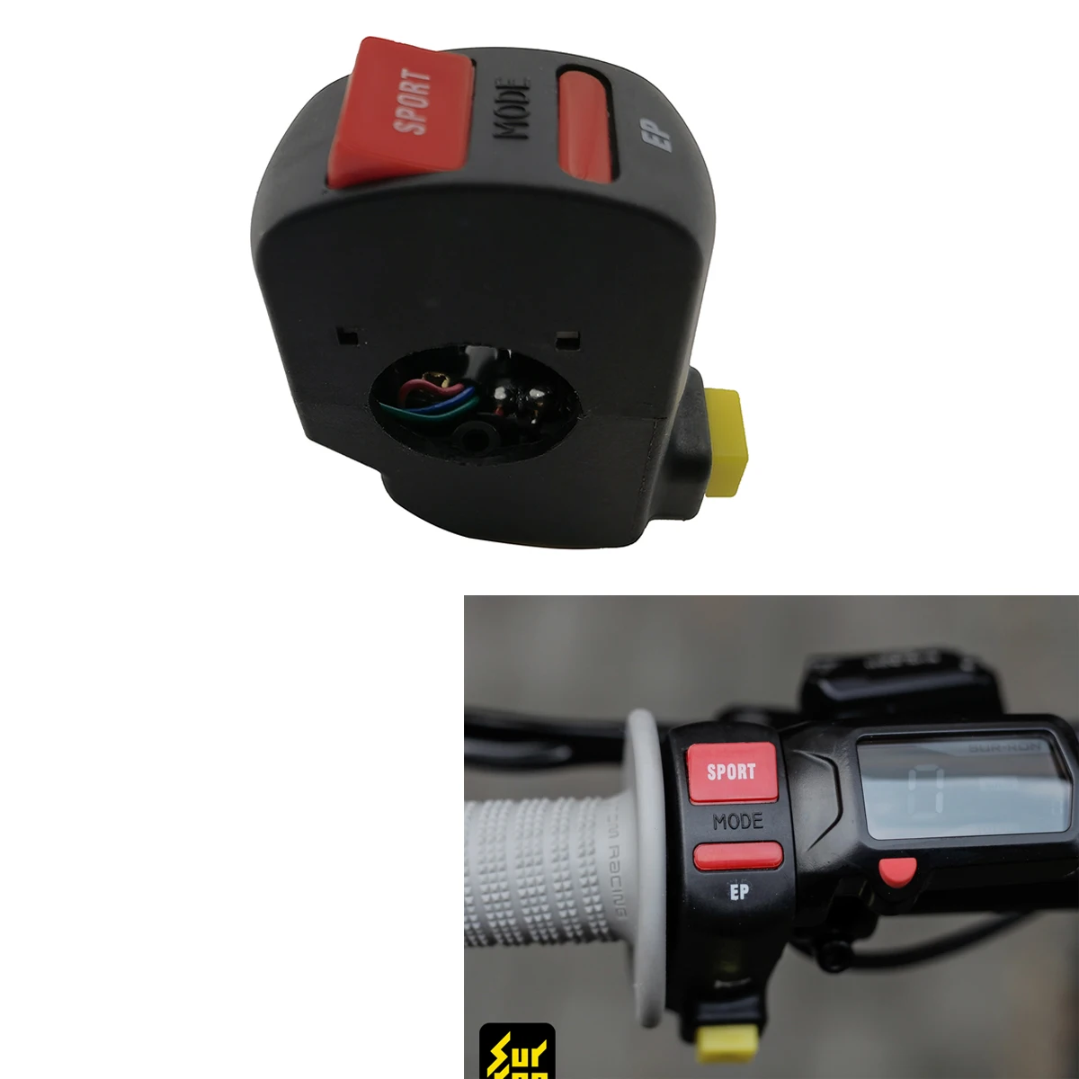 For-SURRON-Power-Horn-Brake-Power-Off-Switch-Light-Bee-X-Side-Bracket ...