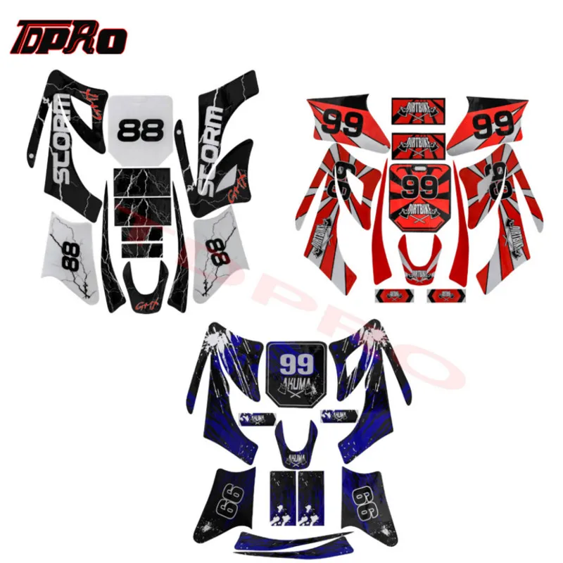 Plastic Fender Fairing Body Sticker Decal Graphics Kit For Apollo Orion ...