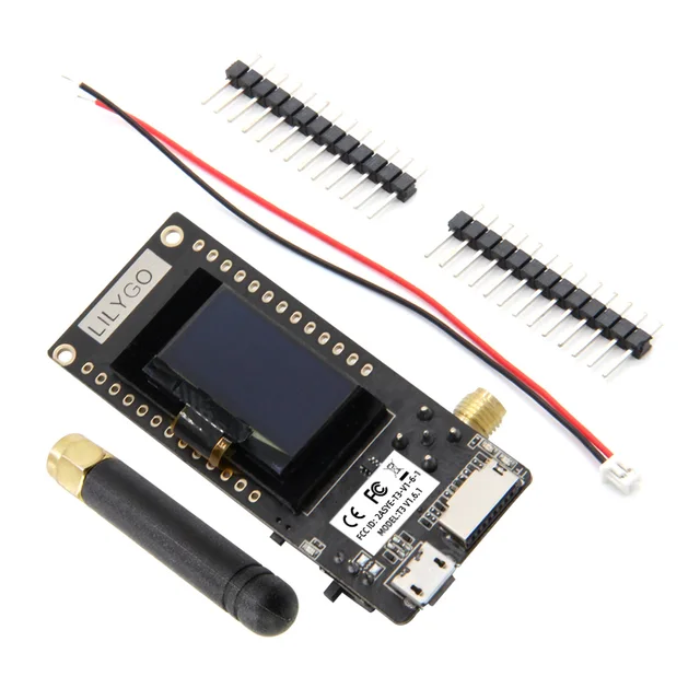LILYGO® TTGO LoRa32 V2.1_1.6 Version 433/868/915Mhz ESP32 LoRa OLED 0.96 Inch SD Card Bluetooth ...