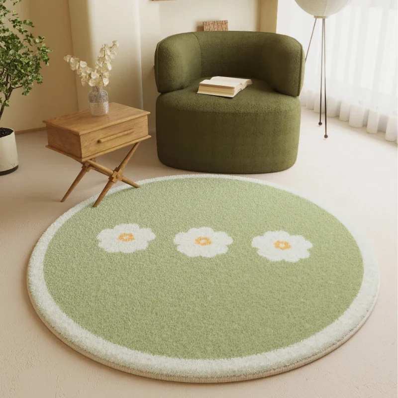 Living-Room-Round-Carpets-Creative-Floral-Carpet-Soft-Bedroom-Bedside ...