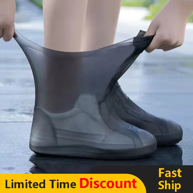 1-Pair-Silicone-WaterProof-Shoe-Covers-S-M-L-Covers-Slip-resistant ...