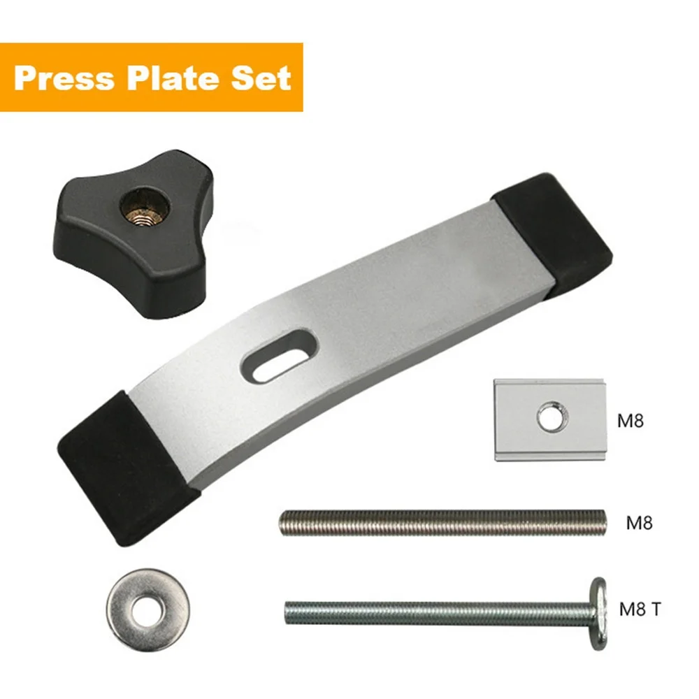 Woodworking T-Screw Clamp T-Slot Handle Sliding Block Woodworking T ...