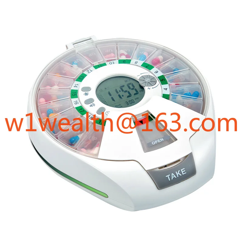 Smart medicine box regularly reminds alarm clock, large capacity cup ...