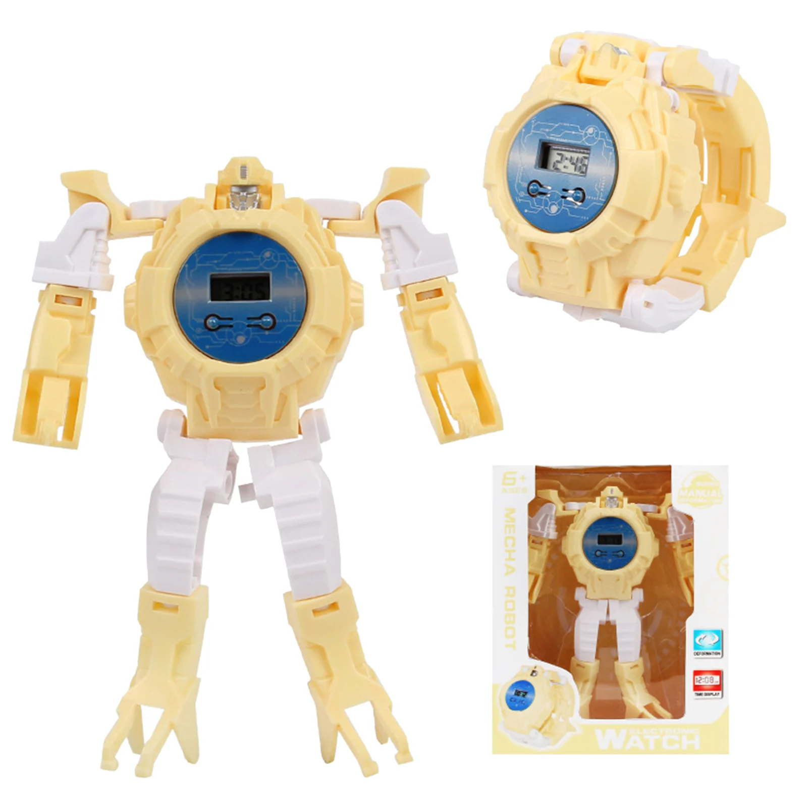 Creative Robot Transforming Kids Watch Transformation Toys - Welcome