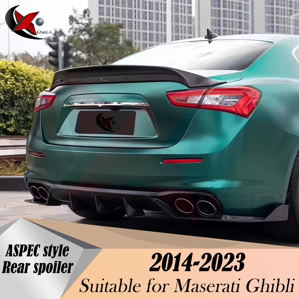 For-Maserati-Ghibli-Carbon-Fiber-Spoiler-M157-Trunk-Lid-4-door-Sedan ...