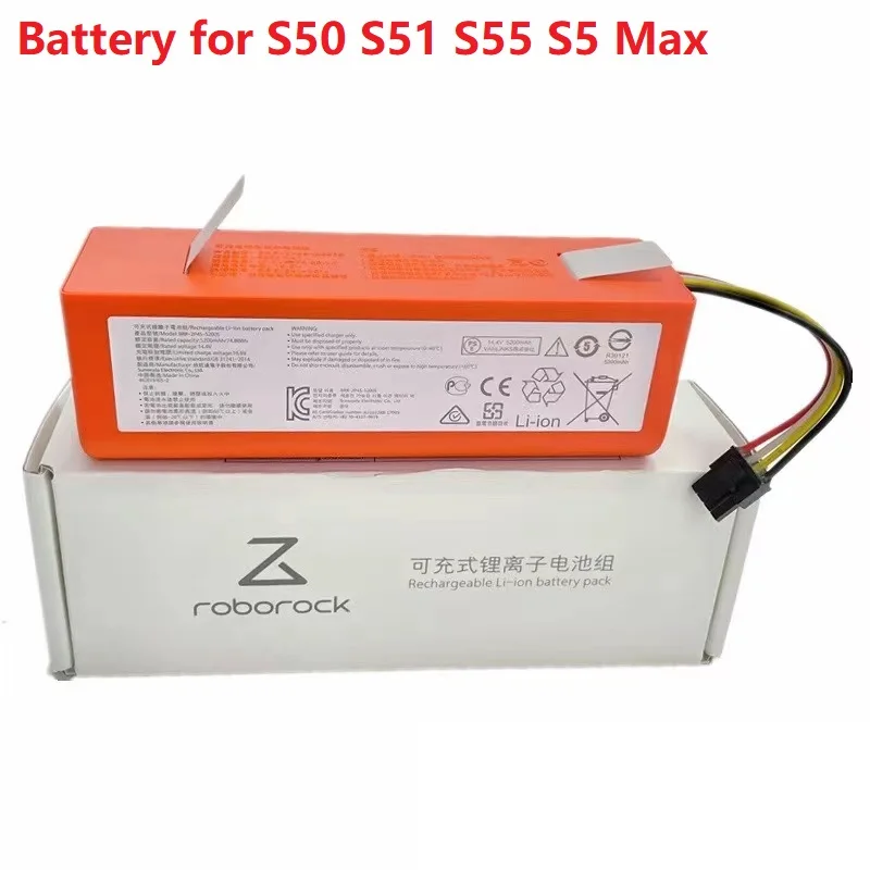 5200mAh-Original-For-Roborock-Li-ion-Battery-Replacement-for-S50-S51 ...