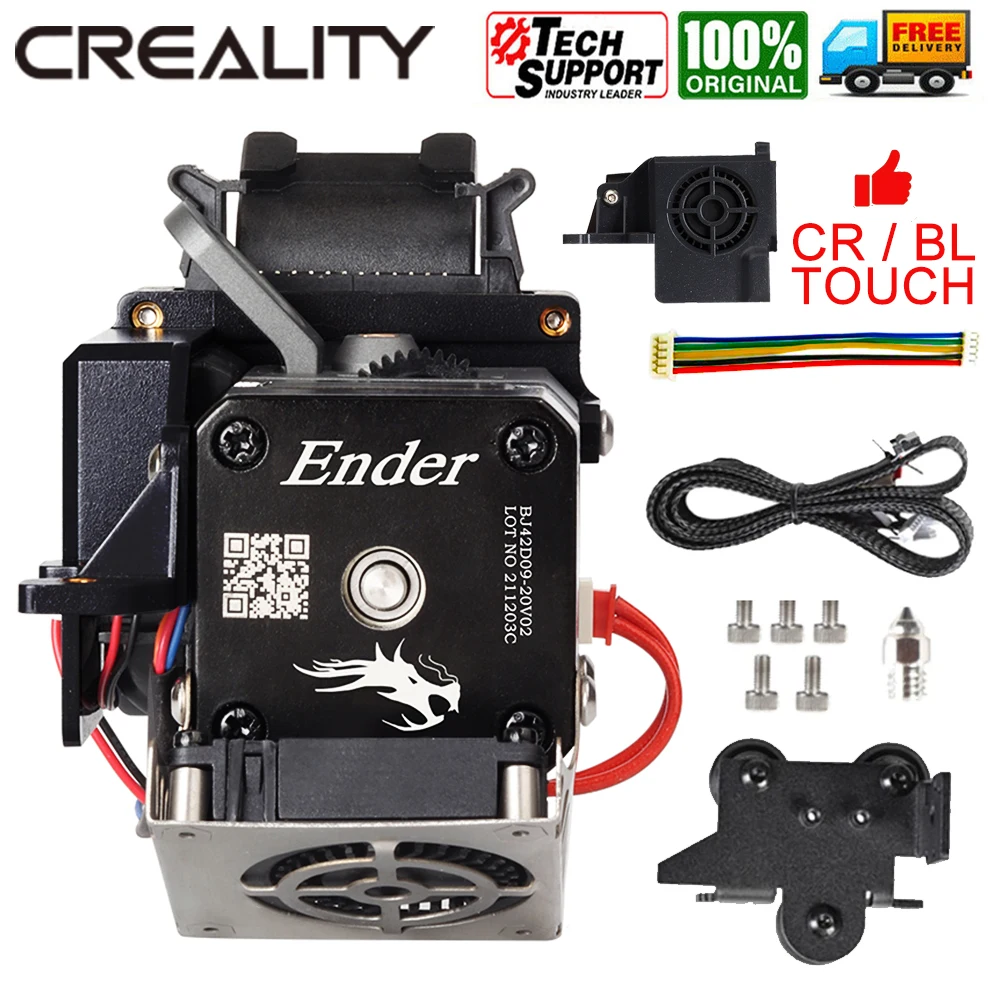 CREALITY 3D Sprite Extruder Pro Kit Dual Gear Feeding Design Bowden ...