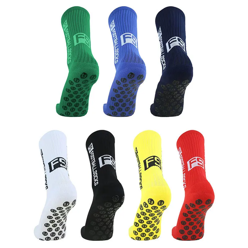 Unisex-FS-Football-Socks-Round-Silicone-Suction-Cup-Grip-Anti-Slip ...